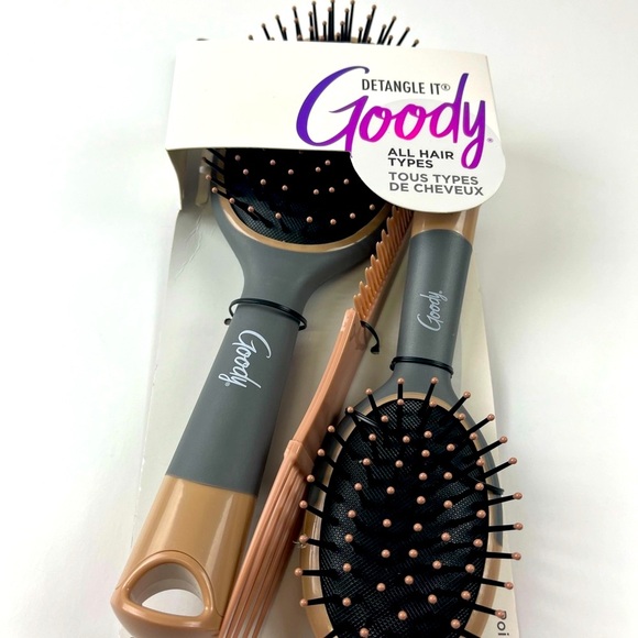 Goody | Accessories | Goody Detangle It Hair Brush Set Black And Tan ...